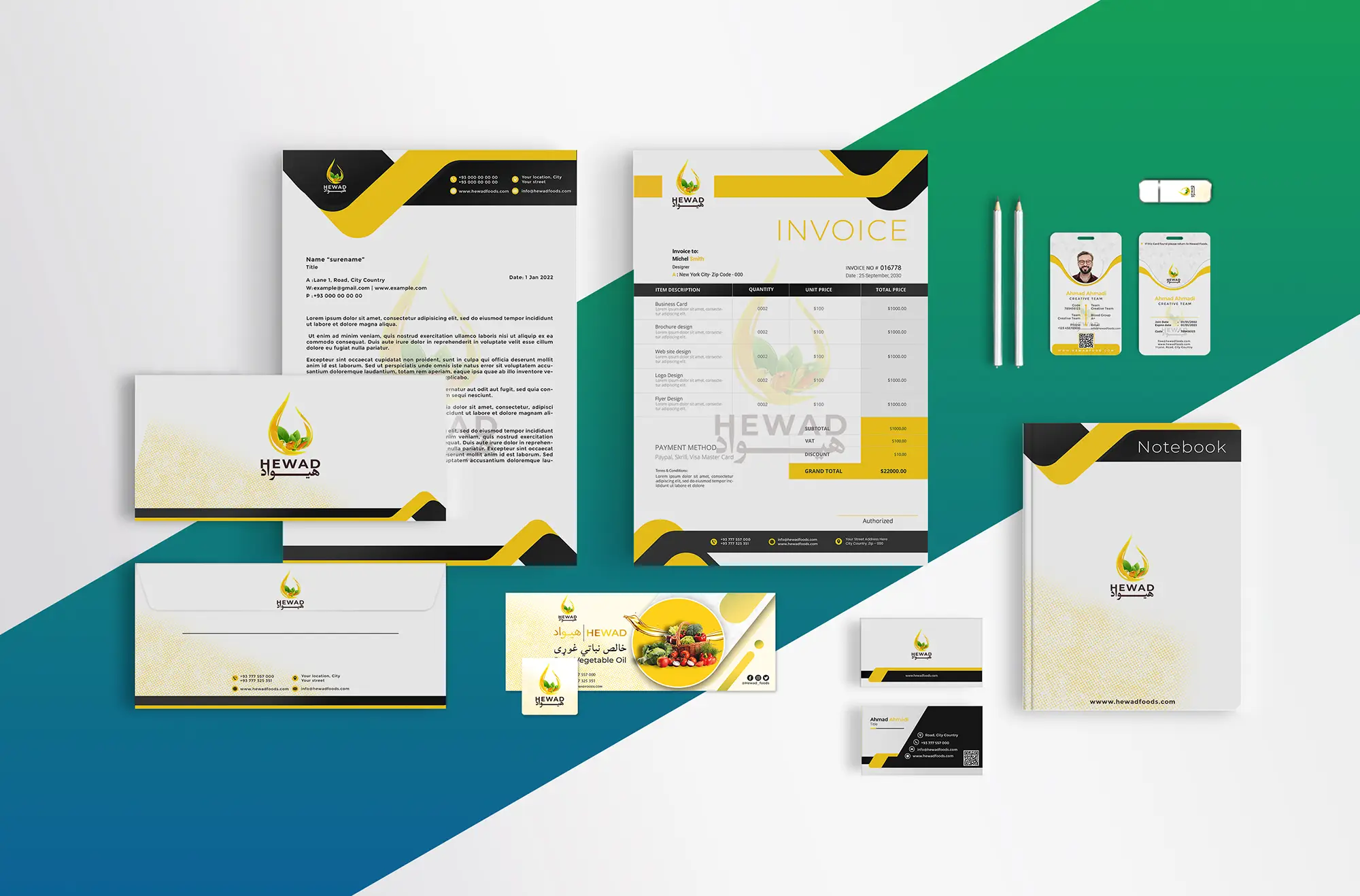 Hewad Branding Kit - iClick Agency