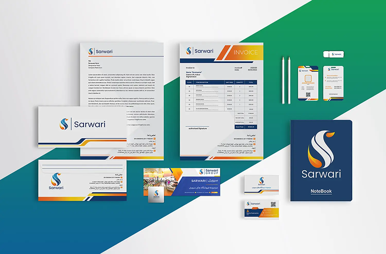 Sarwari Group Branding Kit - iClick Agency